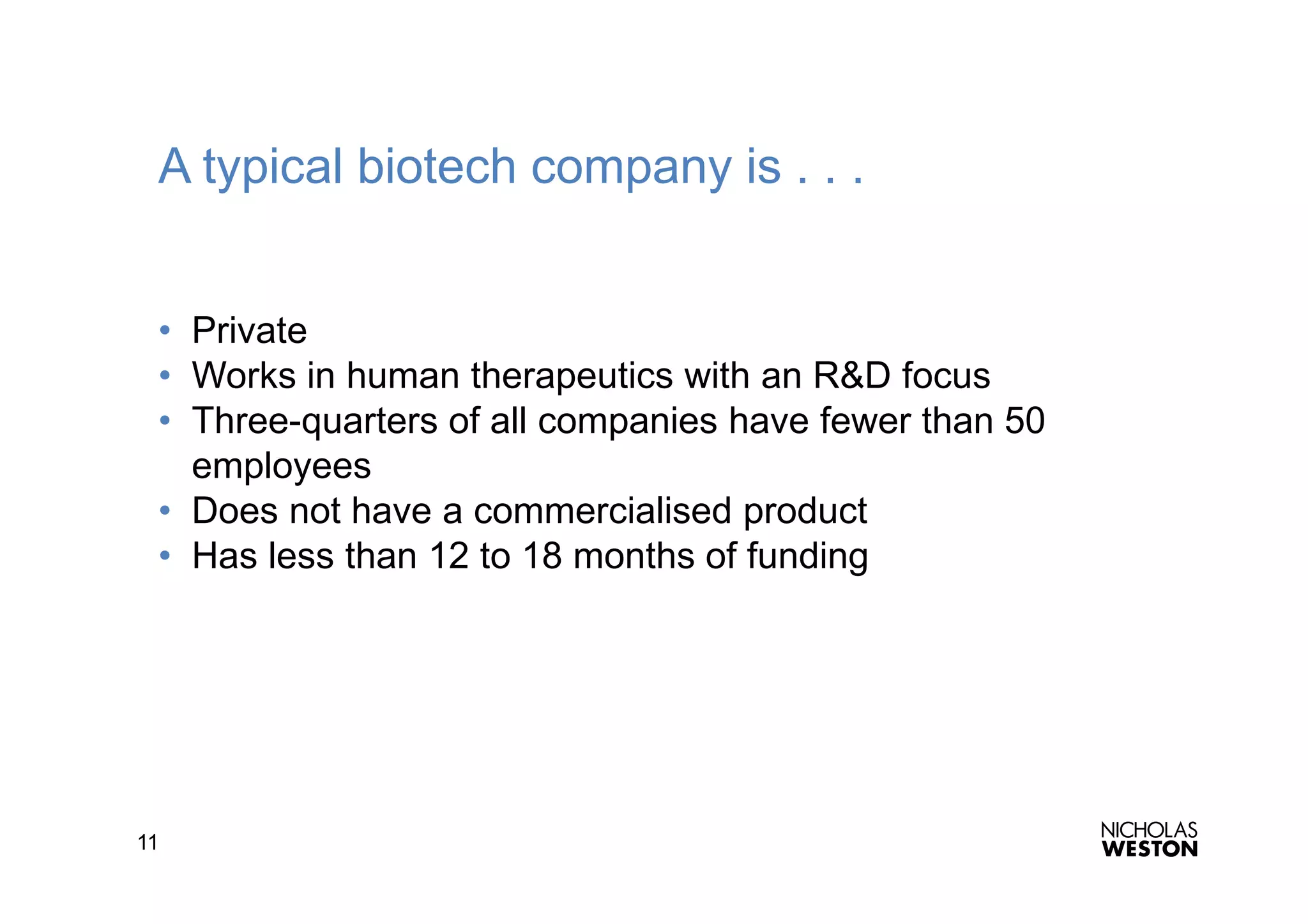 Nw biotech fundamentals day 1 session 2 the business lifecycle of a ...