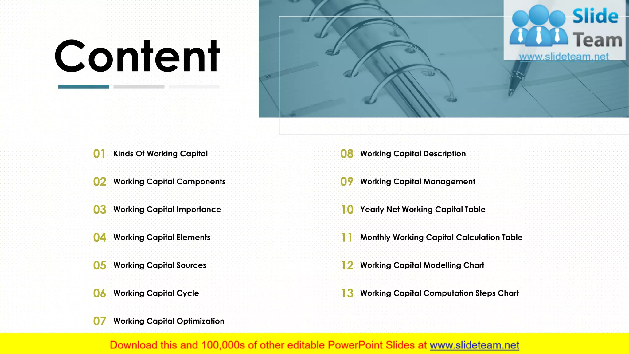 NWC Management PowerPoint Presentation Slides | PDF