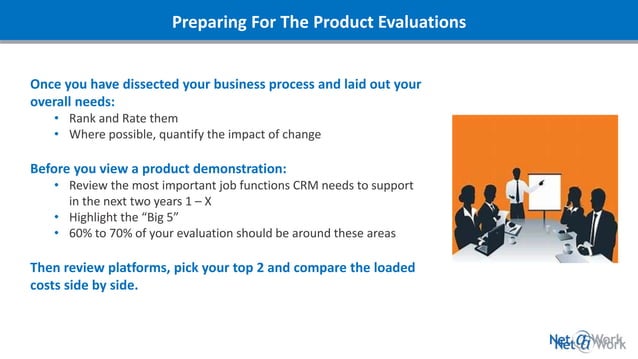 Crm Selection Processes Best Practices In Evaluating Your Crm Options Ppt
