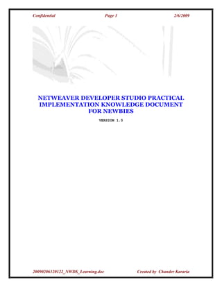 NetWeaver Developer Studio for New-Beas | PDF