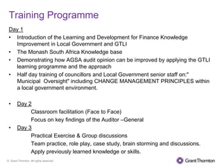 Grant Thornton Learning Institute (GTLI) | PPTX | Business Accounting ...
