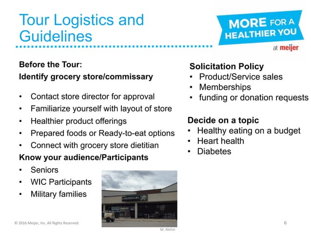 High Impact Grocery Store Tours | PPT