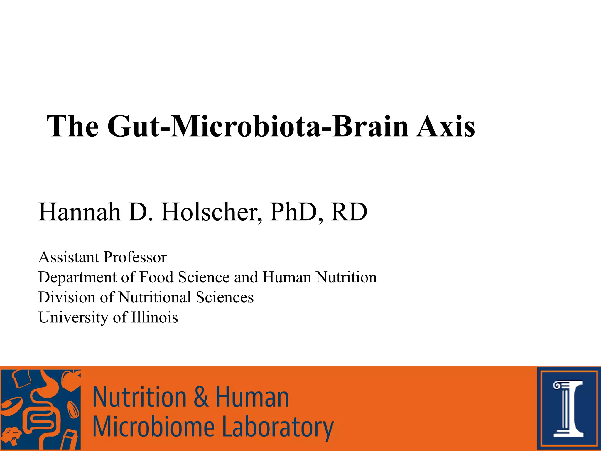 Gut-Microbiota-Brain Axis | PPT