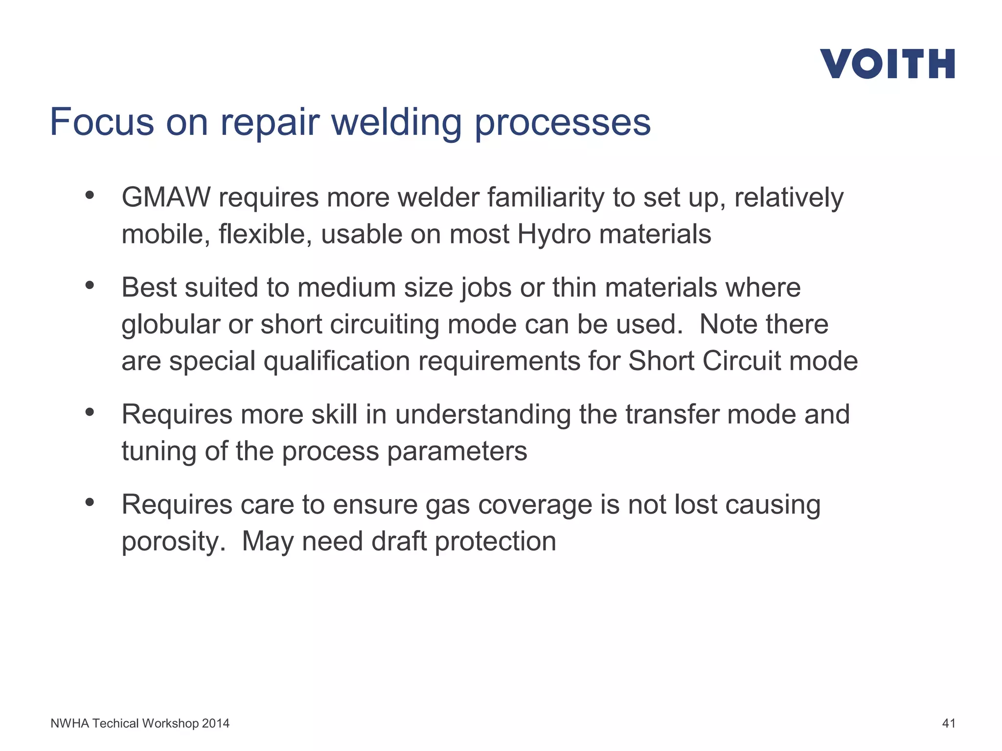 Nwha tech weld_procedure_process_2014 | PPT