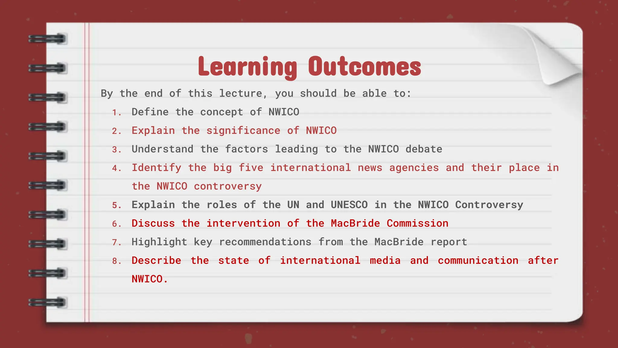 The NWICO Controversy - International Communication | PPTX