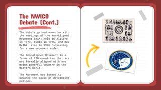 The NWICO Controversy - International Communication | PPTX