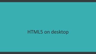 NWJS. Web on desktop | PPT