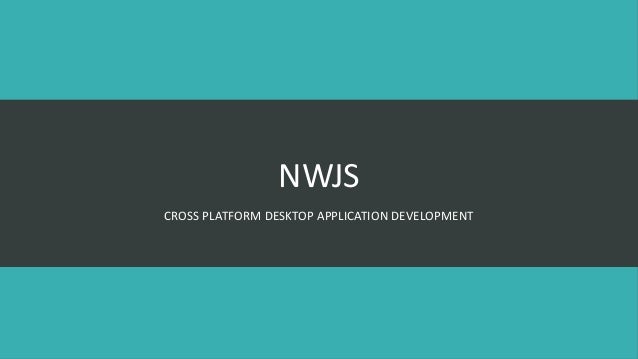 Nwjs Web On Desktop