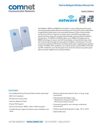ComNet NWK3 Data Sheet | PDF