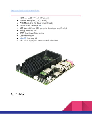 Single board computer options | PDF