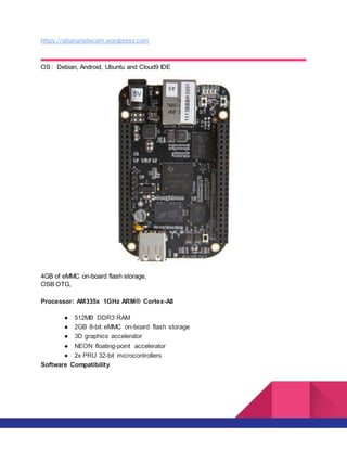 Single board computer options | PDF