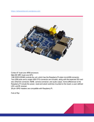 Single board computer options | PDF