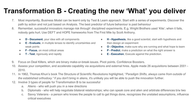 Dual Transformation - How to Reposition Today’s Business while Creating ...