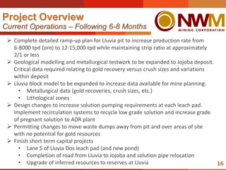 NWM Mining Corporation Fall Presentation | PDF | Commodities | Economy