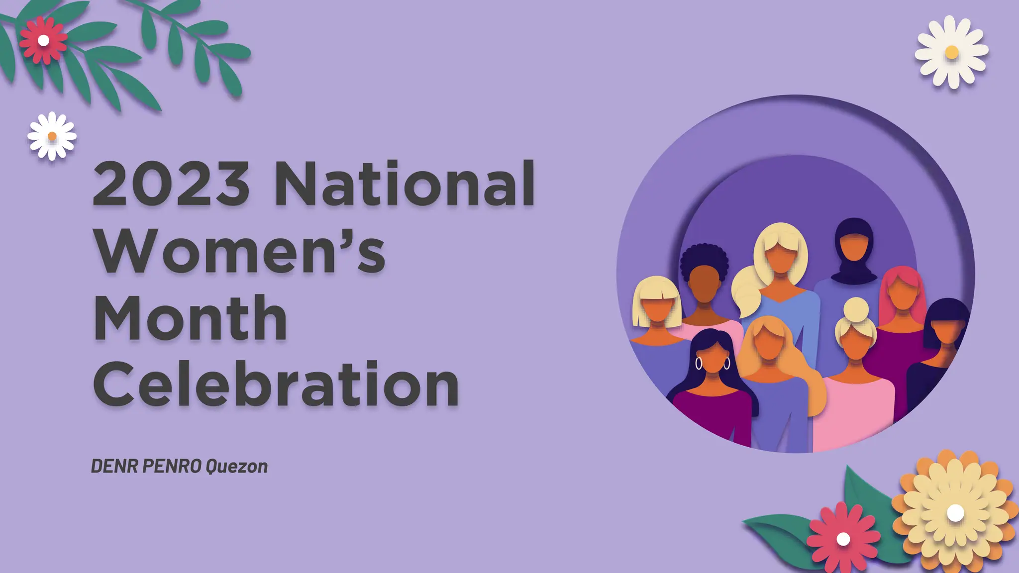National Women's Month Celebration for PENRO Quezon | PPTX