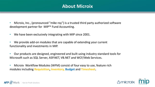 Microix Requisition Module for Abila MIP | PDF