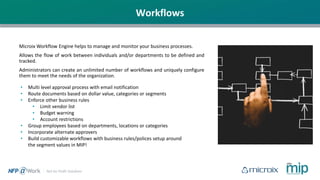 Microix Requisition Module for Abila MIP | PDF