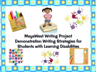 Demonstration Writing Strategies for Students with Learning ...