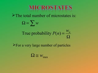 statistic mechanics | PPT