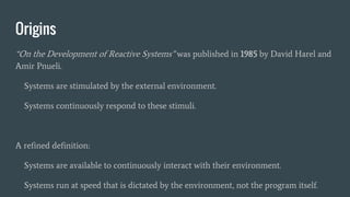 Reactive web applications | PPT