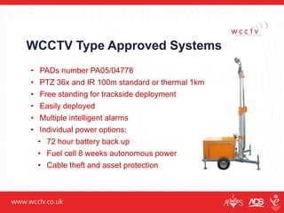 Wireless CCTV for Rail Applications | PPTX