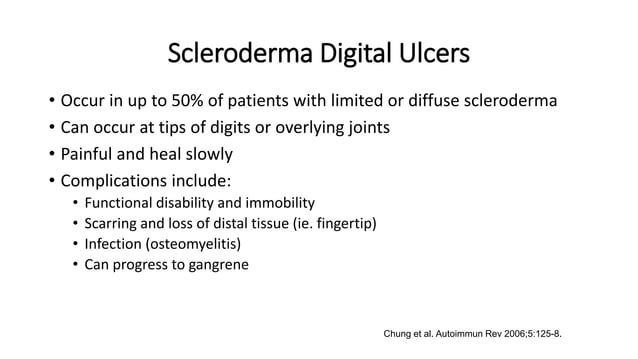 Raynaud Phenomenon and Digital Ulcers in Scleroderma | PPTX