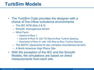 Nwtc turb sim workshop september 22 24, 2008- site specific models | PPT