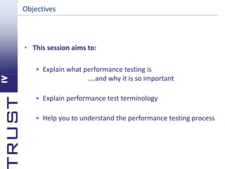 Introduction to performance testing | PPTX