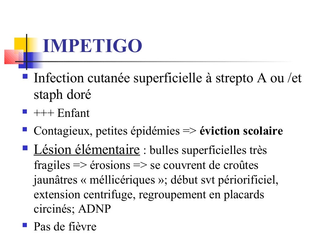 Infections cutanées bactériennes medecine-cours.com
