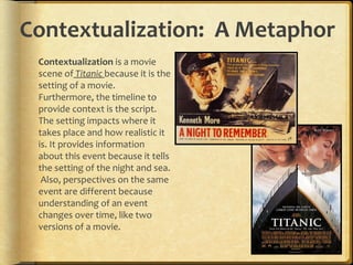 Historical Thinking: The Student Perspective | PPT