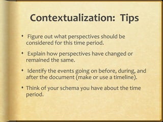 Historical Thinking: The Student Perspective | PPT