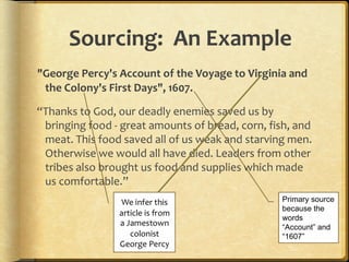 Historical Thinking: The Student Perspective | PPT