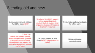 Transformation and distance education today | PPT