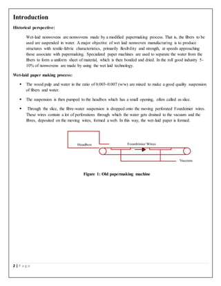 wet laid web preparation | DOCX