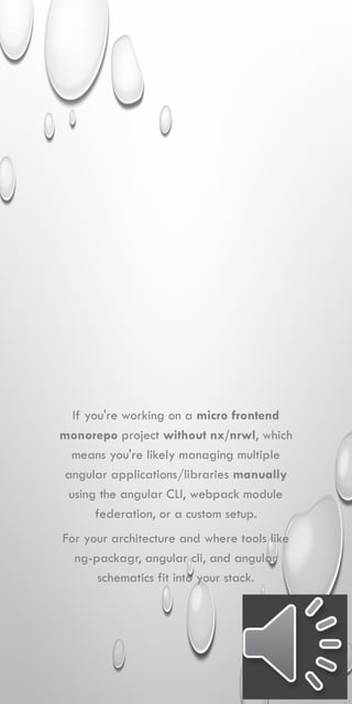 Nx, Nrwl, and Angular Schematics are related tools | PDF