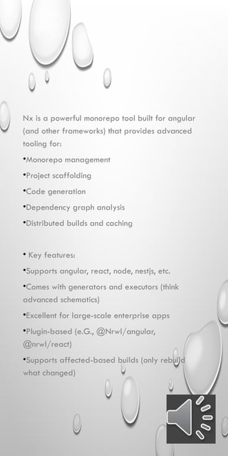 Nx, Nrwl, and Angular Schematics are related tools | PPTX