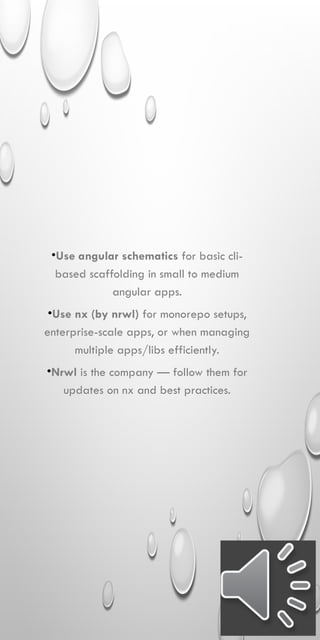 Nx, Nrwl, and Angular Schematics are related tools | PPTX