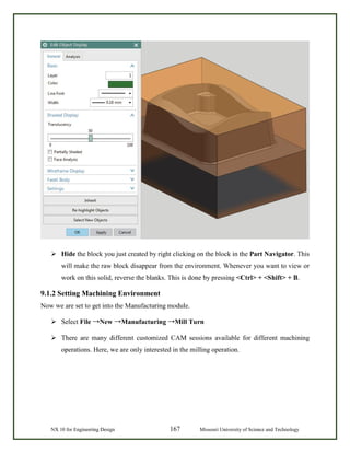 NX10 for Engineering Design 2 | PDF