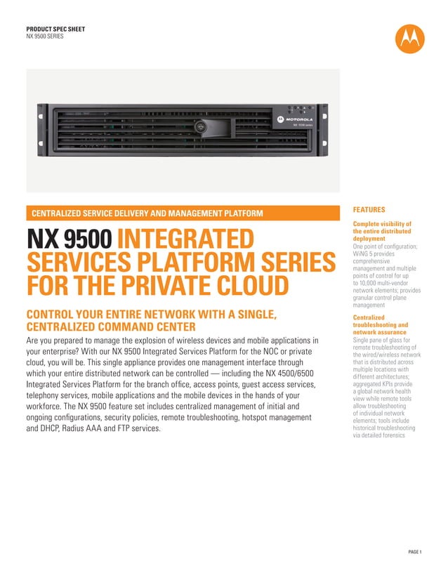 Nx9500 datasheet | PDF