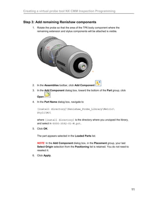 Nx cmm creating_probes_v._8.5 | PDF