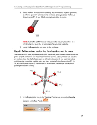 Nx cmm creating_probes_v._8.5 | PDF