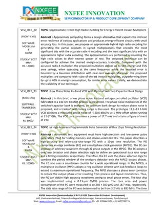 VLSI IEEE Transaction 2018 - IEEE Transaction | PDF | Computer Software and Applications | Computing