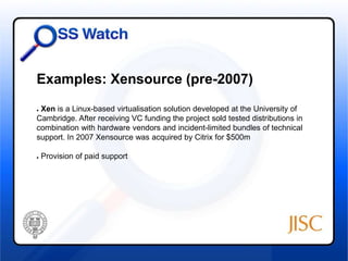 Business Models for FOSS | PPT