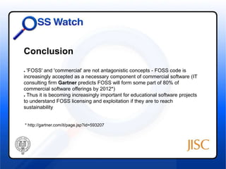 Business Models for FOSS | PPT