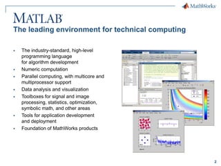 Working with Scientific Data in MATLAB | PPT