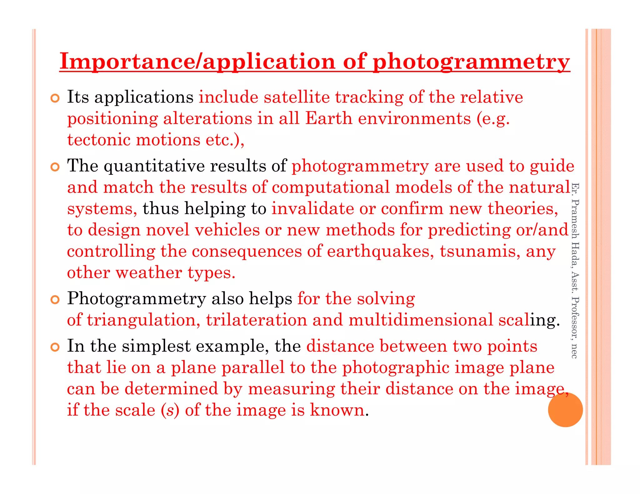 Photogrammetry- Surveying | PDF