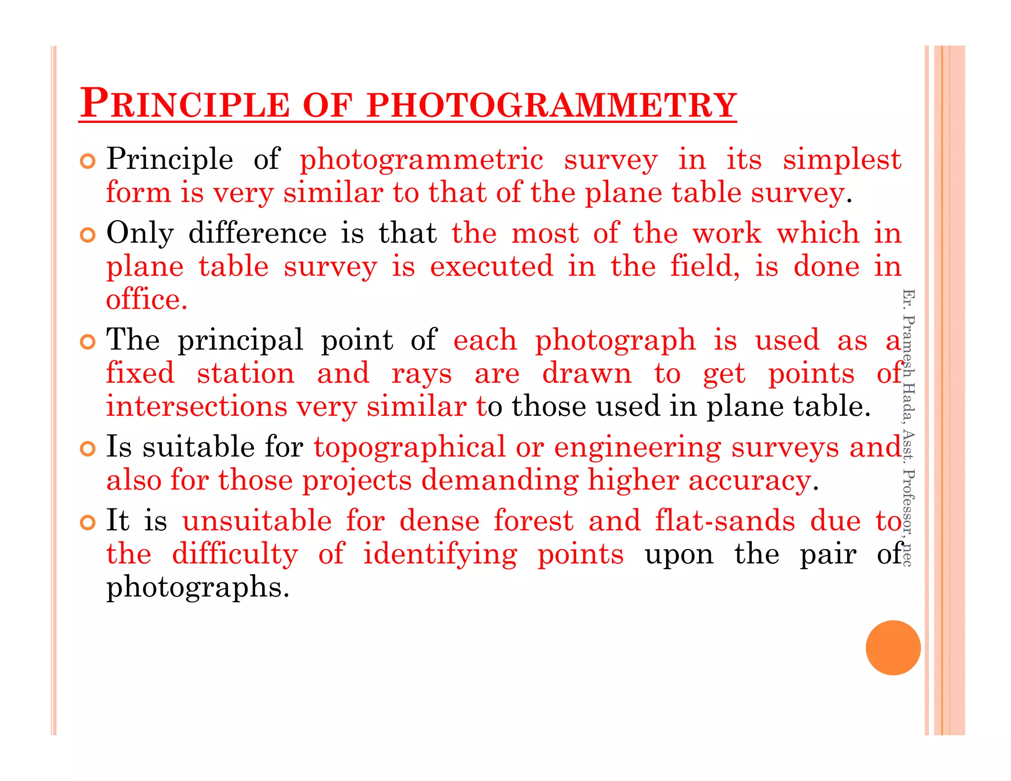 Photogrammetry- Surveying | PDF