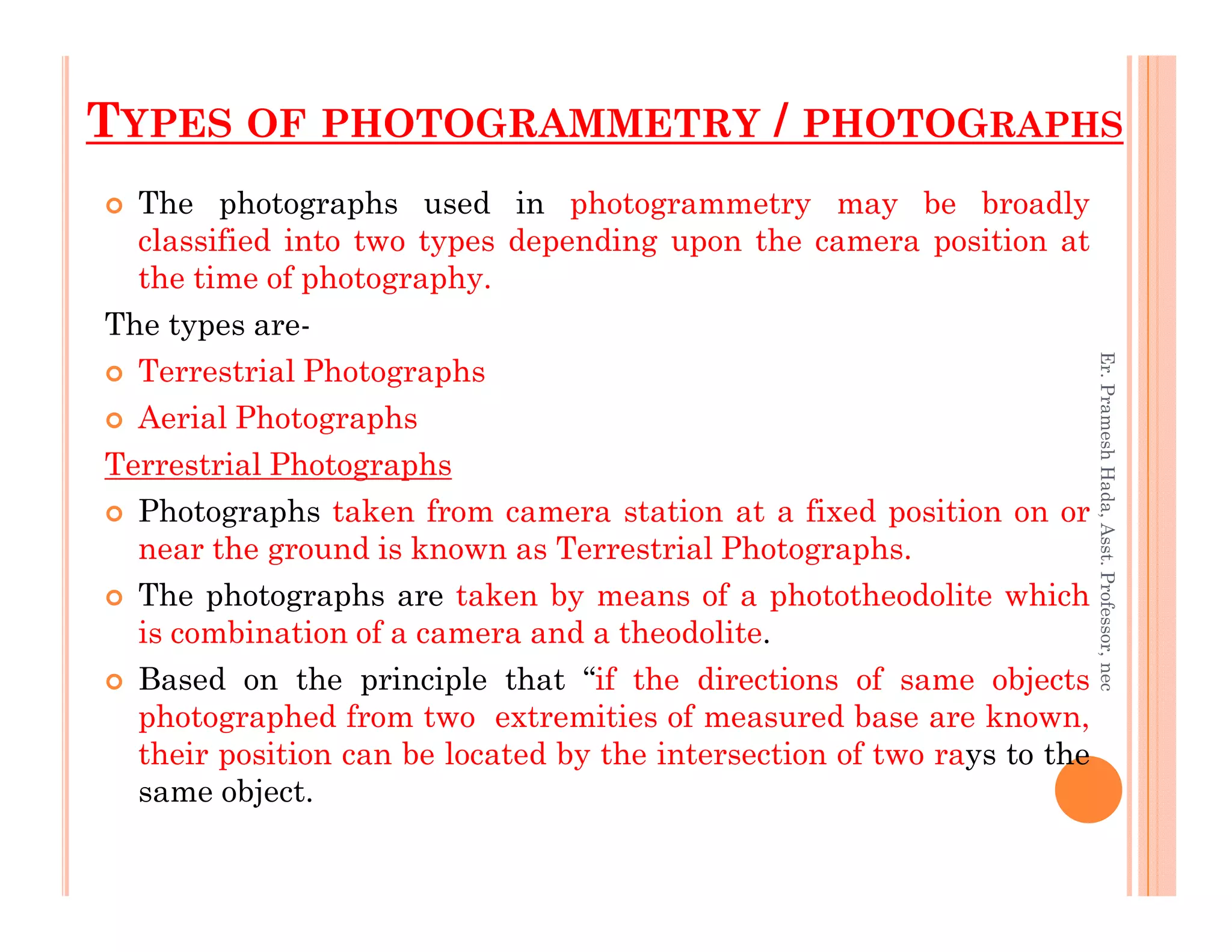 Photogrammetry- Surveying | PDF