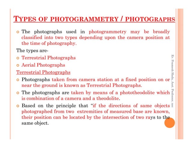 Photogrammetry- Surveying | PDF
