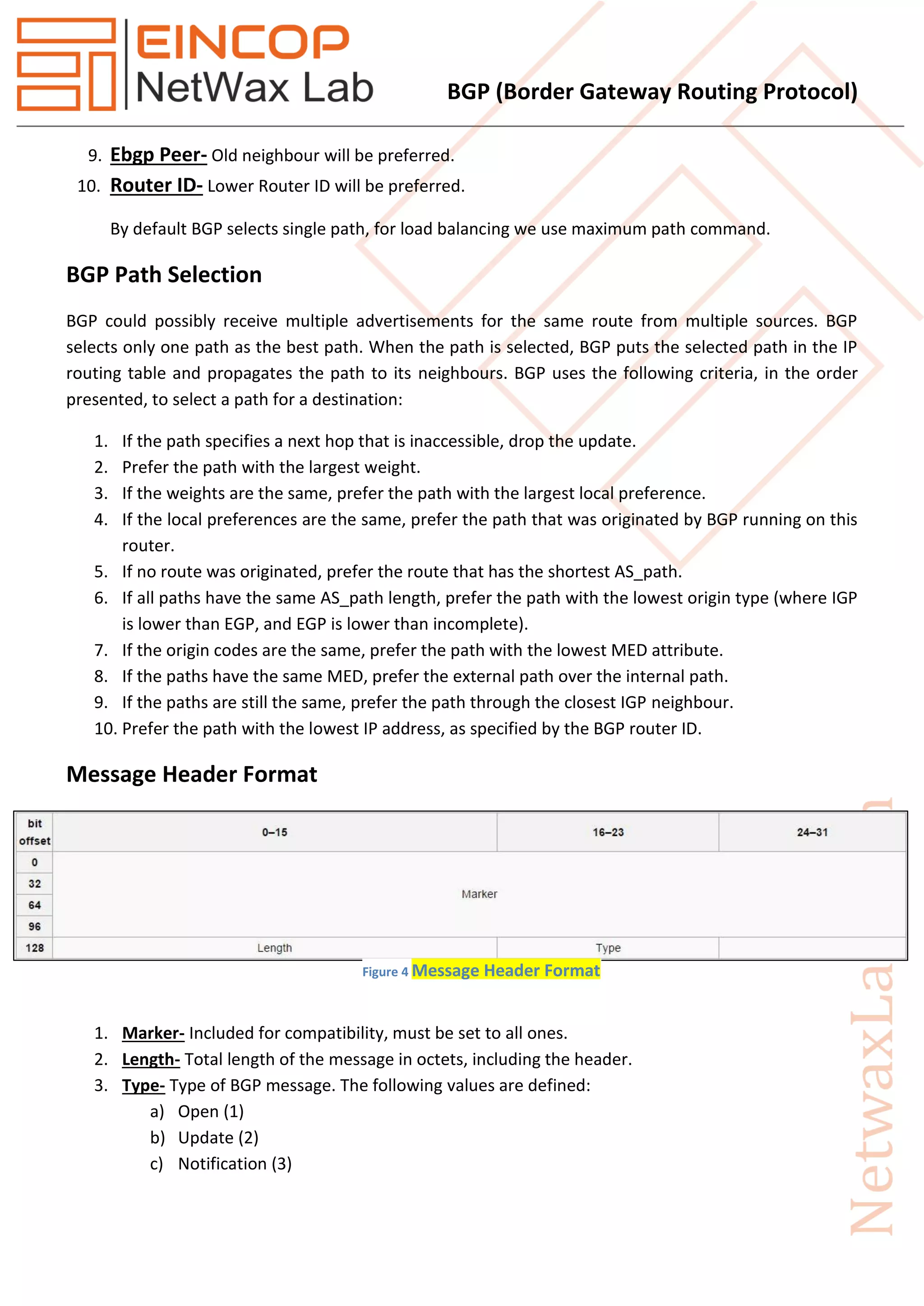 Bgp Border Gateway Routing Protocol Pdf Internet Computing